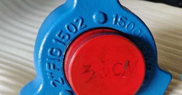 2'' FIG ( WECO 1502 BULL PLUG, MALE HAMMER UNION CONNECTION ( For H2S x ...