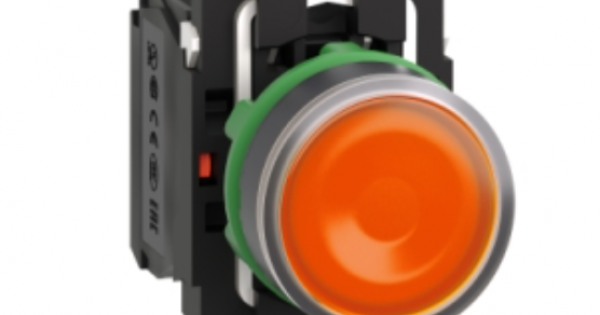 Illuminated push button XB5AW35B5