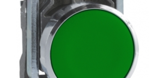 Push button, green flush,XB4BA31