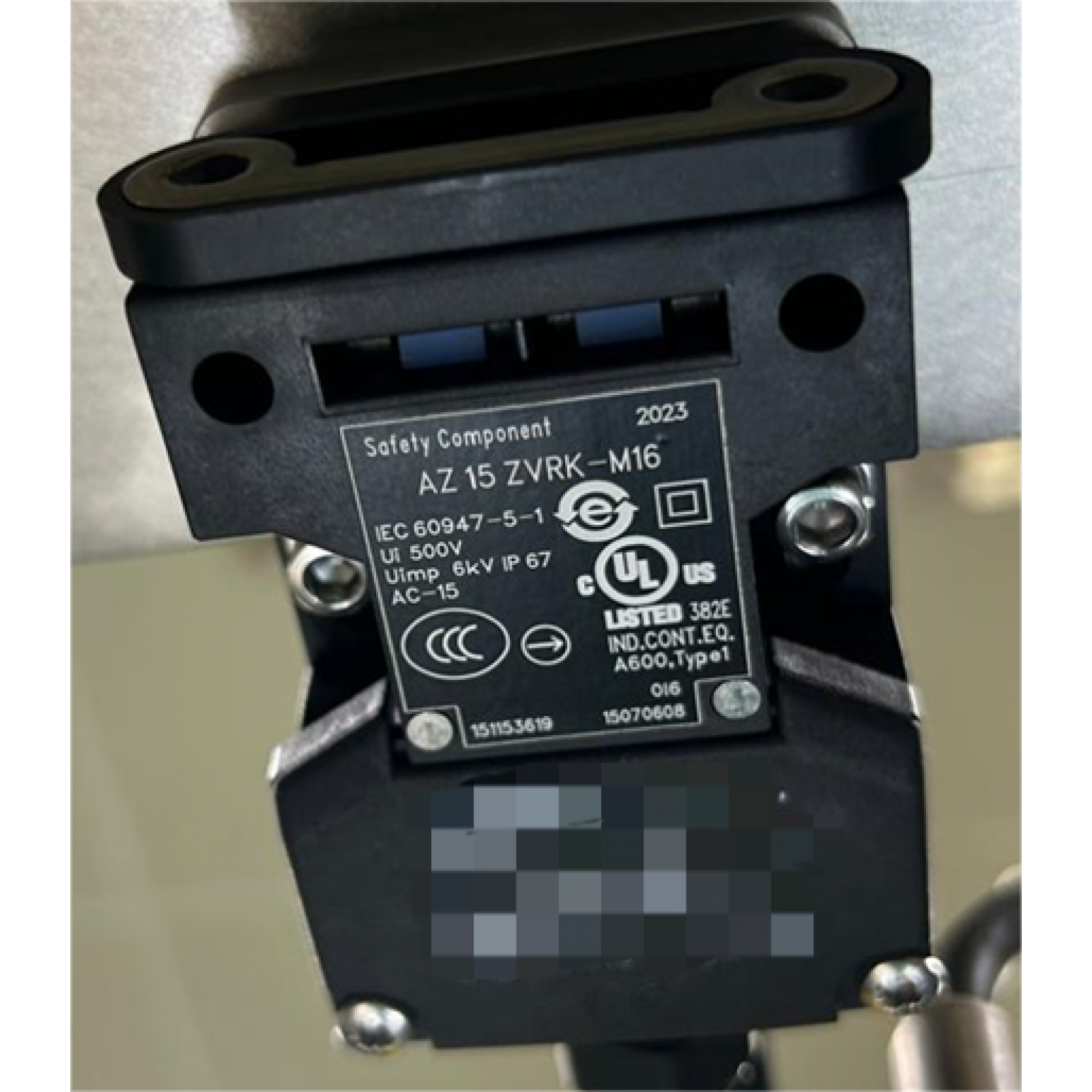 Safety door switch AZ 15 ZVRK-M16